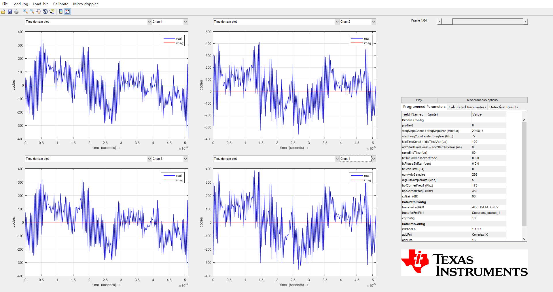 DCA1000EVM: cannot get the correct numchirps when using the DCA1000 With x16xx and IWR6843 ...