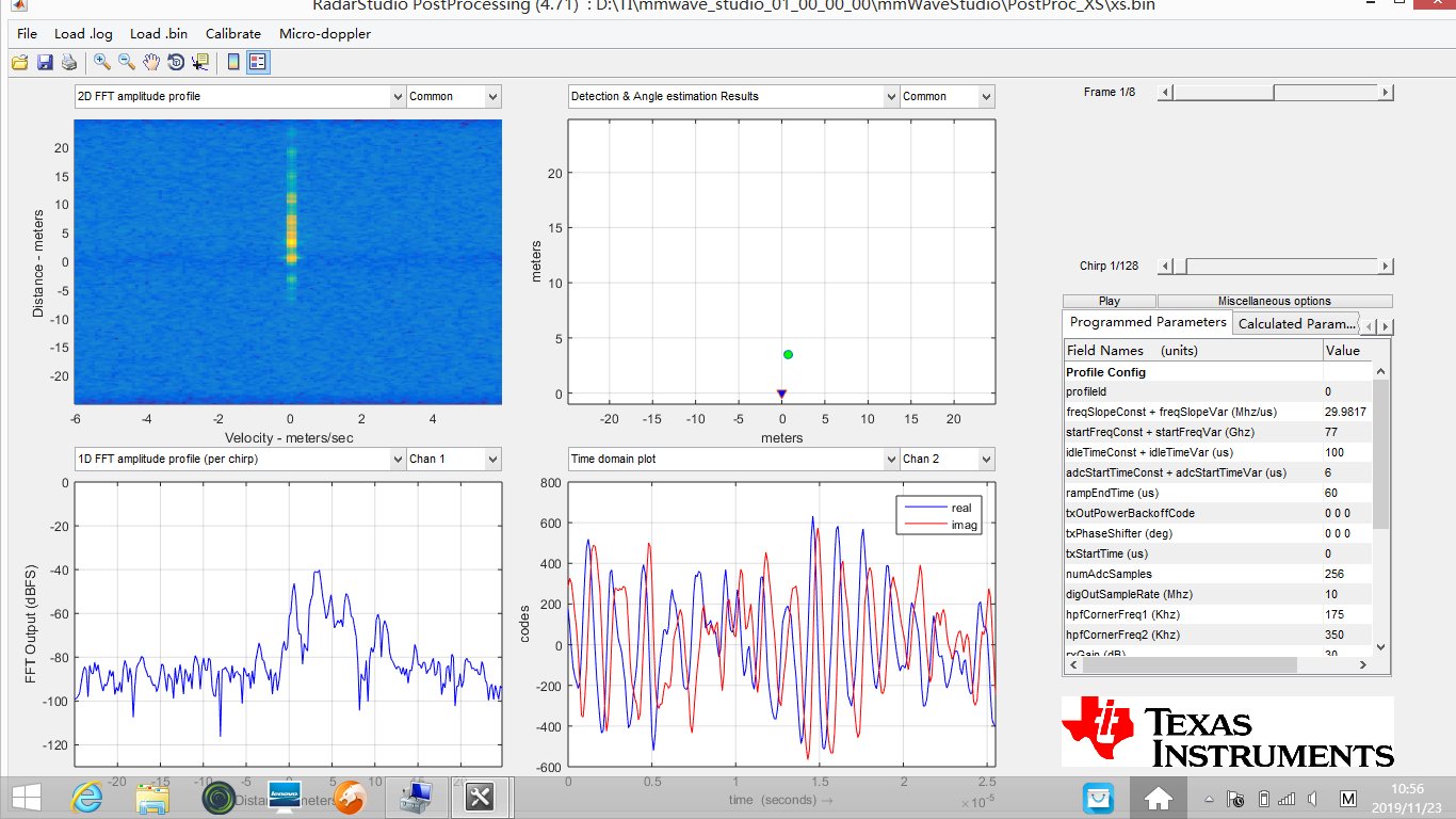 IWR1443BOOST: iwr1443+DCA1000 - Sensors forum - Sensors - TI E2E support forums