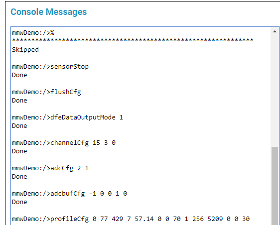 Iwr1642boost Mmwave Demo Visualizer Sensors Forum Sensors Ti E2e Support Forums