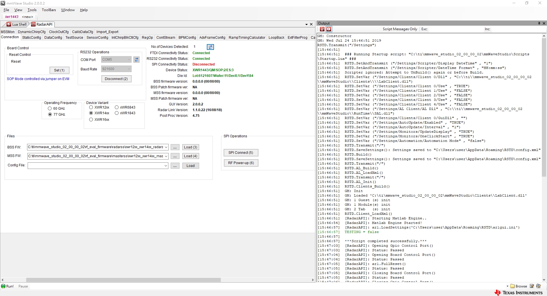 IWR1443: IWR1443: DCA 1000VEM Ethernet Port Problem - Sensors forum - Sensors - TI E2E support ...