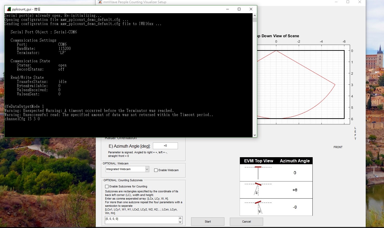IWR1642: PC can't connect to IWR1642 EVM by console (UART COM Port) - bin file Build with SDK 1. ...