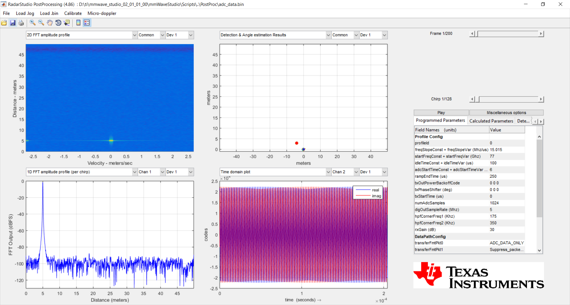 IWR1642BOOST: mmWave studio 02.01.01.00 cannot capture the raw data - Sensors forum - Sensors ...