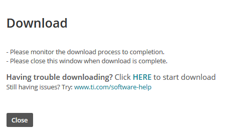 Error in downloading TMP006 Boosterpack GUI tool - Sensors forum - Sensors - TI E2E support forums