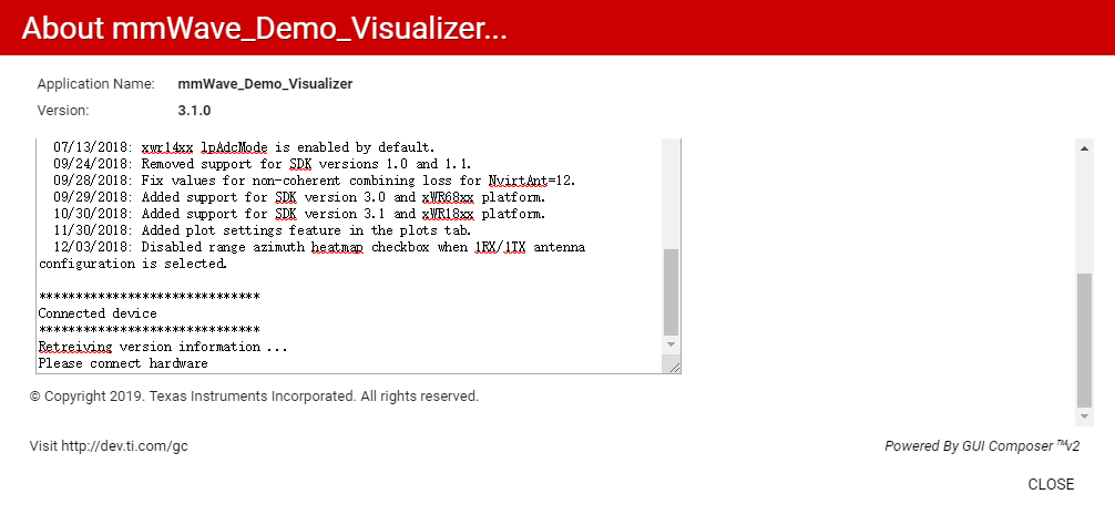 AWR1642 - Sensors forum - Sensors - TI E2E support forums