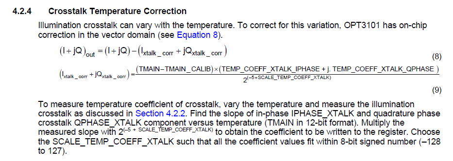 OPT3101-SDK: How to convert the calibration coefficients into register values - Sensors forum ...