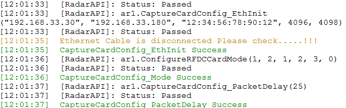 DCA1000EVM: Ethernet connection , FPGA communication and mmWave Studio - Sensors forum - Sensors ...