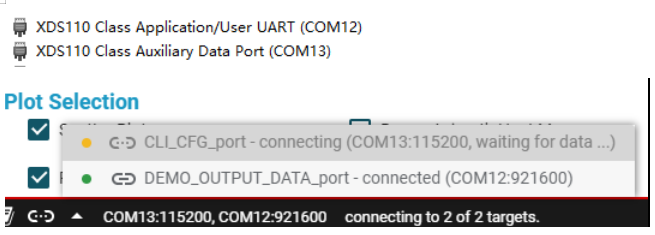 AWR1843: Unable to connect to demo！！ - Sensors forum - Sensors - TI E2E support forums