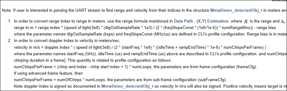 IWR1642BOOST: Questions about SDK v2.1.0.4 out-of-box demo for ROS point cloud - Sensors forum ...