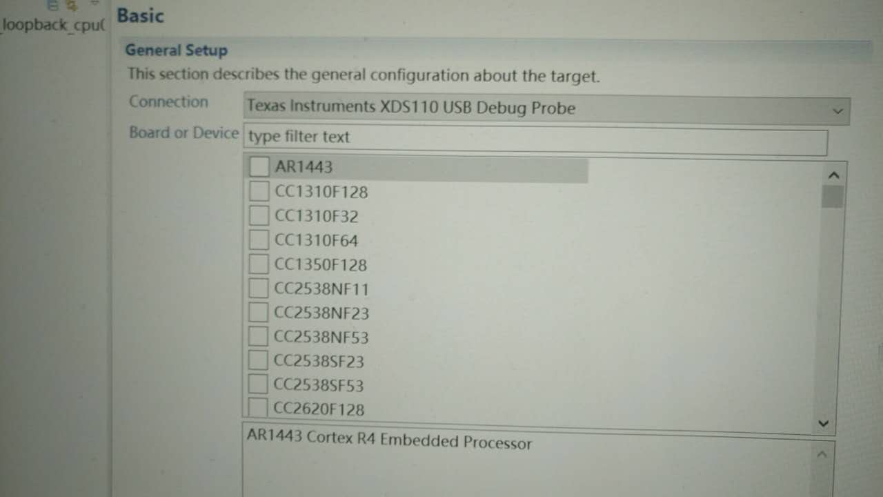 CCS/AWR1642: AWR1642 device type can not be found in CCS - Sensors forum - Sensors - TI E2E ...