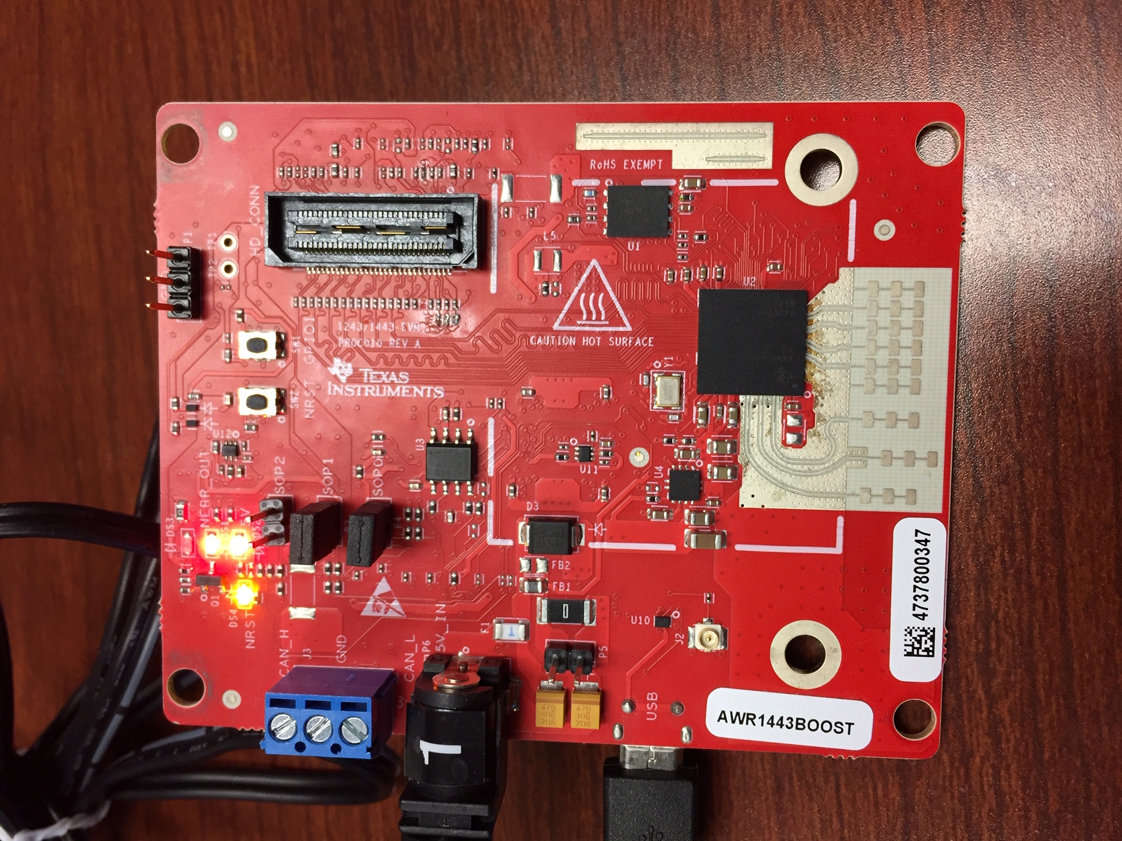 AWR1443BOOST: NERR_OUT light remains lit after reflashing and pressing ...