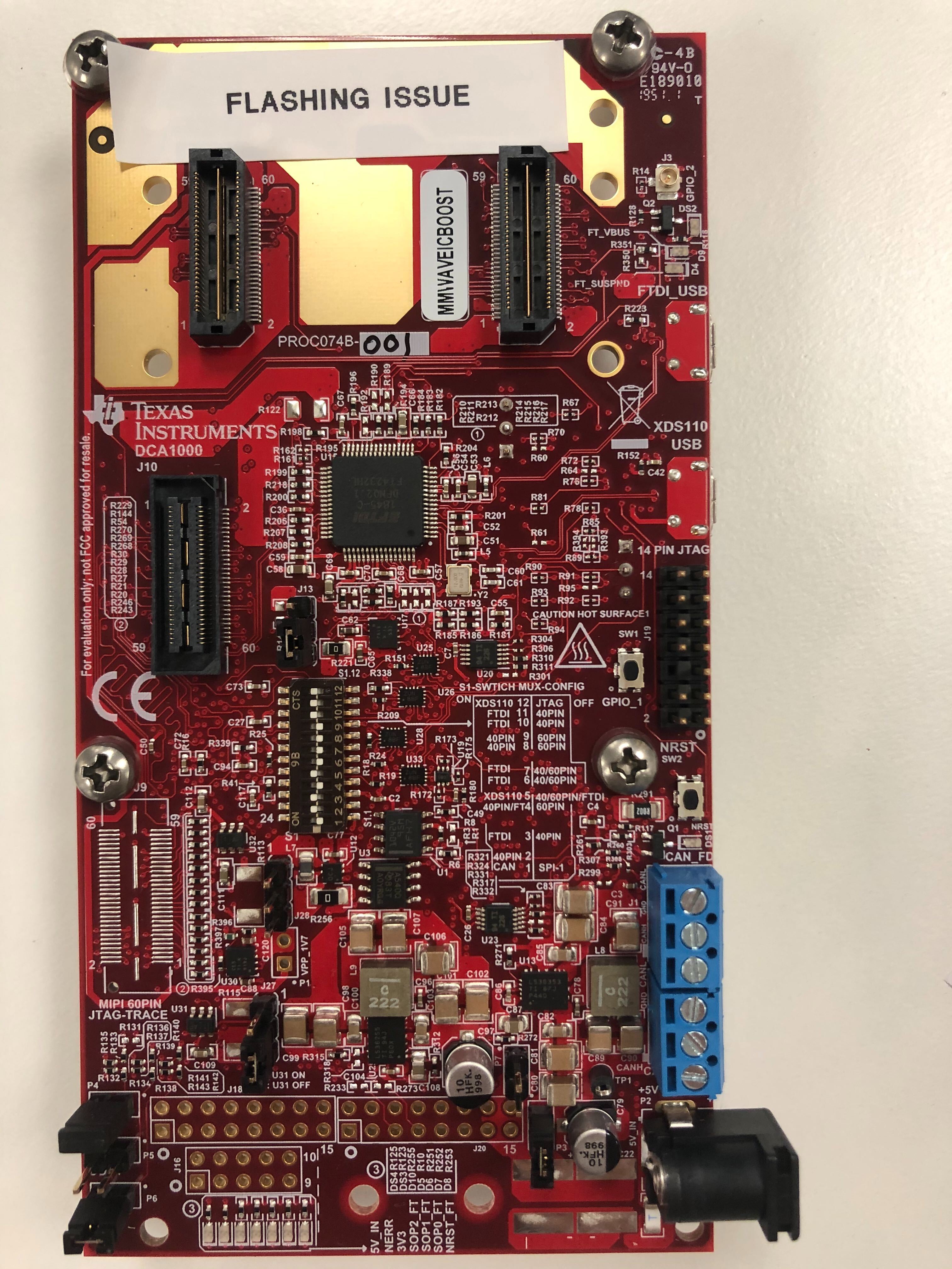 MMWAVEICBOOST: LED D9 on without power supply from USB - Sensors forum ...