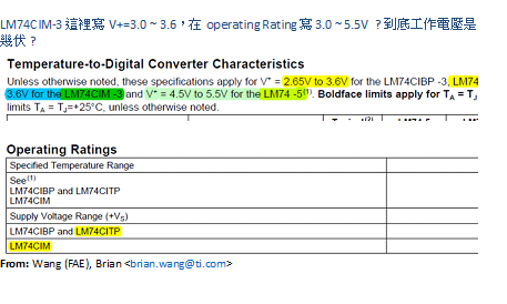 LM74: What're the different between LM74CIBP and LM74CITP - Sensors ...