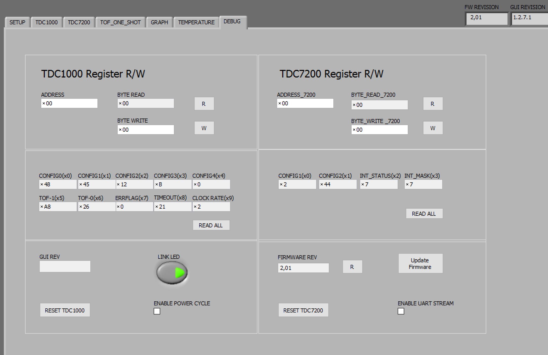 Tdc1000 Tdc7200evm Tdc1000 Tdc7200evm Setup Questions For Ultrasonic Flow Sensing Sensors