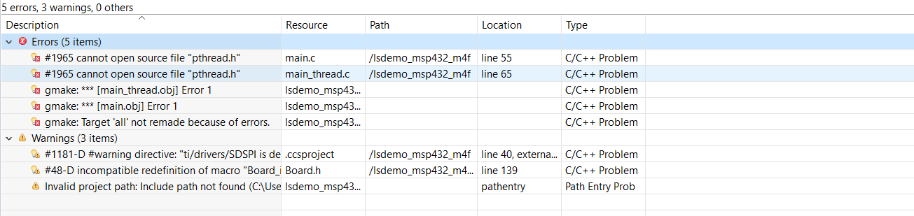 Compilertidep 0091 Invalid Project Path Sensors Forum Sensors