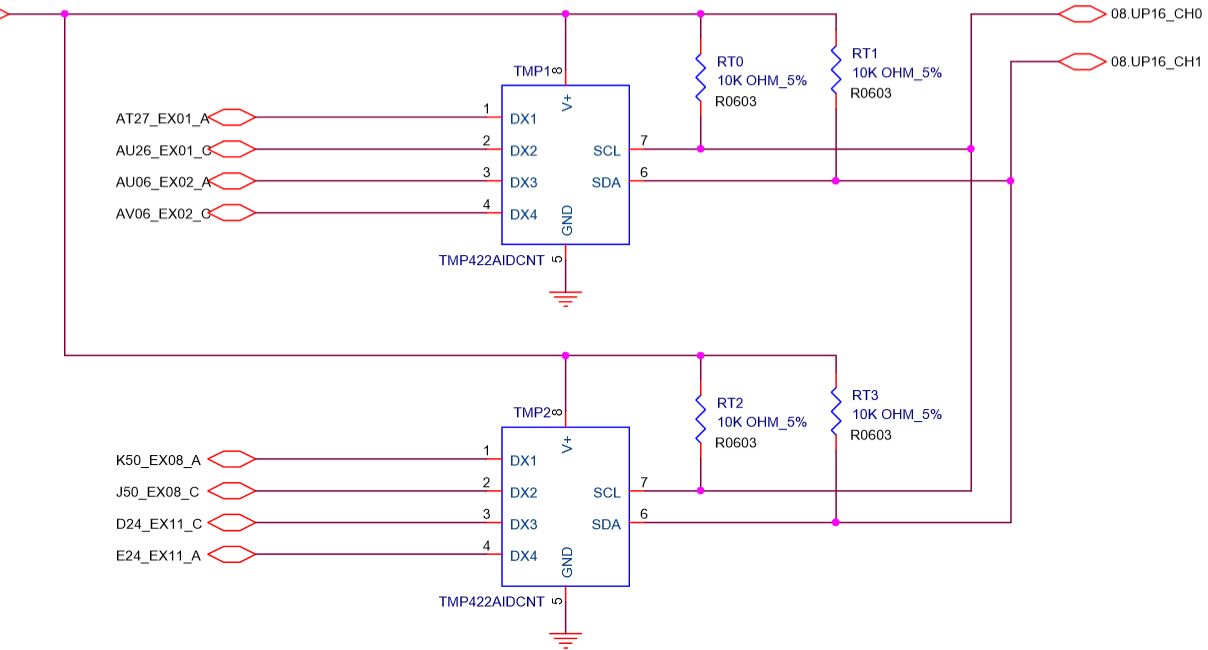 Tmp422 Addressing Second Tmp422 When Diode Is Between Esd Diodes Sensors Forum Sensors Ti
