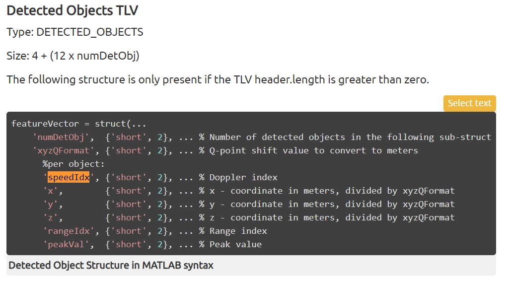Awr1642boost Ods How To Analyze The Tlv Data Sensors Forum Sensors Ti E2e Support Forums