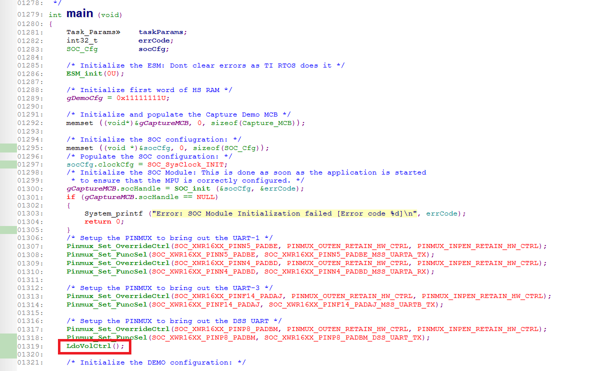 Iwr1642 Issue In Iwr1642 To Modify Output Voltage Of Pmic Lp87524b By I2c Control Sensors