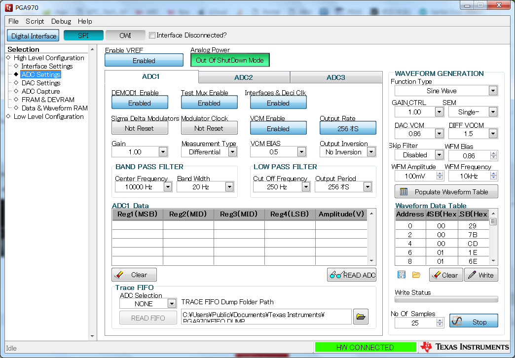 PGA970EVM: Magnitude relation between DEMOD_PH1_DATA1 and DEMOD_PH1_DATA2 - Sensors forum ...