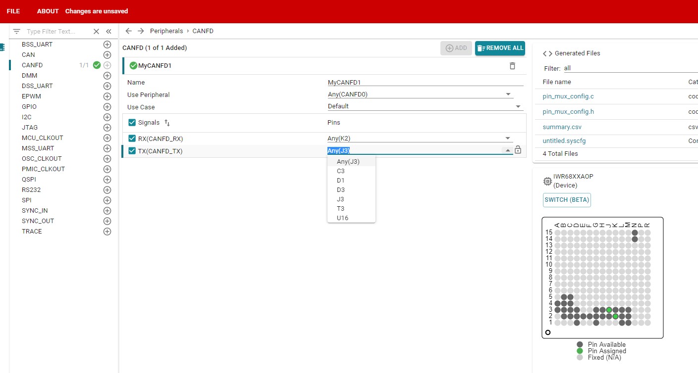 Iwr6843aop Incomplete Documentation For Mcan Controllers Sensors Forum Sensors Ti E2e