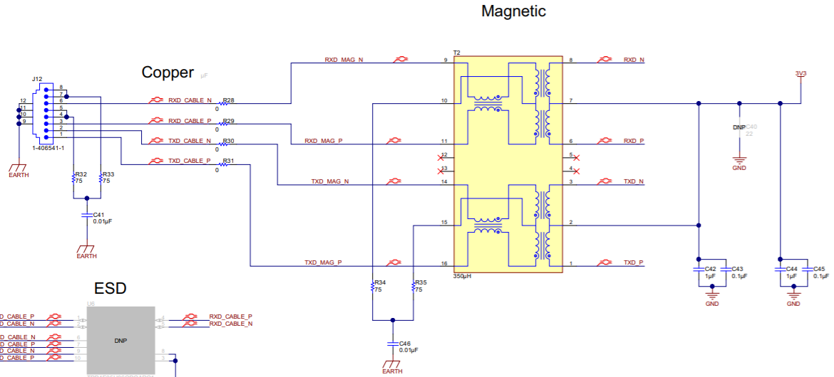 DP83822I: How to avoid the 1kV surge voltage - Interface forum - Interface - TI E2E support forums