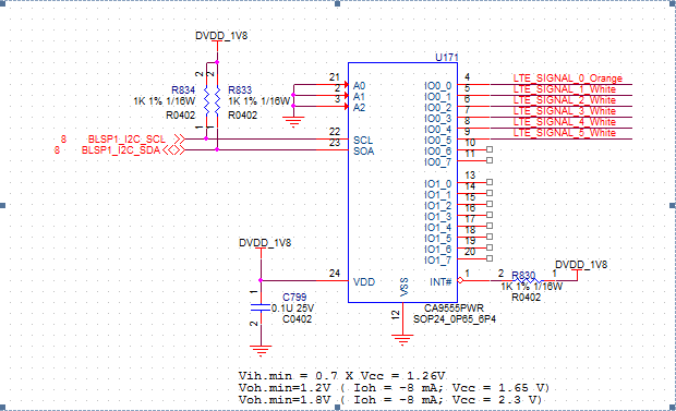 TCA9555: Setting Check - Interface forum - Interface - TI E2E support forums