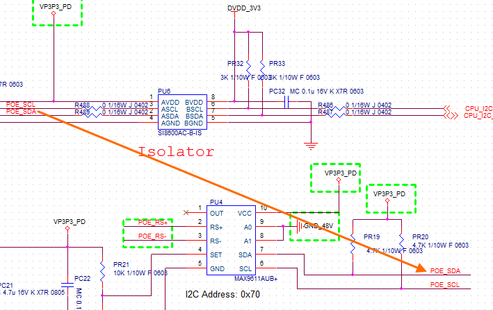 TCA9800: With lower low level waveform - Interface forum - Interface - TI E2E support forums