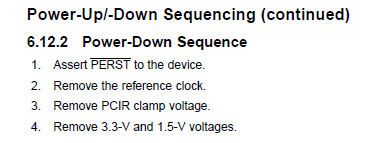 XIO2001: Power-down sequence, PCIR and 3.3V/5 - Interface forum - Interface - TI E2E support forums
