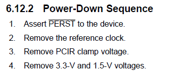 XIO2001: Power-down sequence in PCIR=3.3V case - Interface forum - Interface - TI E2E support forums