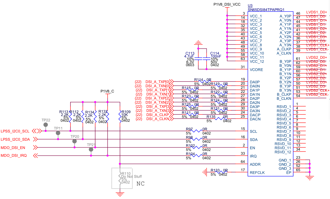Linux/SN65DSI84-Q1: No lock issue - Interface forum - Interface - TI E2E support forums