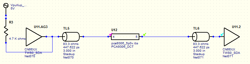 PCA9306 IBIS modeling - Interface forum - Interface - TI E2E support forums