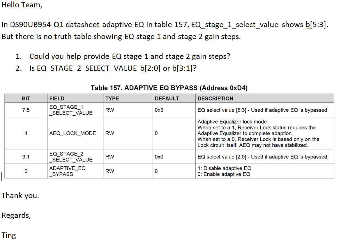 Ds90ub954 Q1 Eq Stage 1 And 2 Value Interface Forum Interface Ti E2e Support Forums