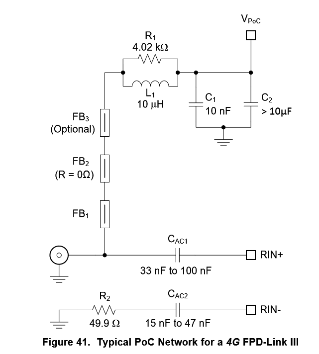 DS90UB954-Q1: Use inductor instead of ferrite bead of PoC filter ...