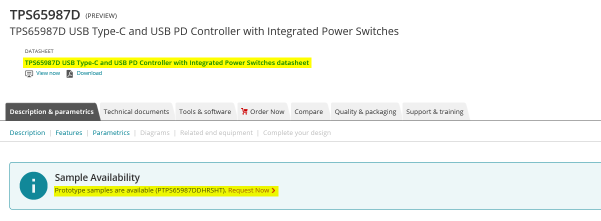 TPS65982: USB Type-C PD solution for PD3.0 - Interface forum - Interface - TI E2E support forums