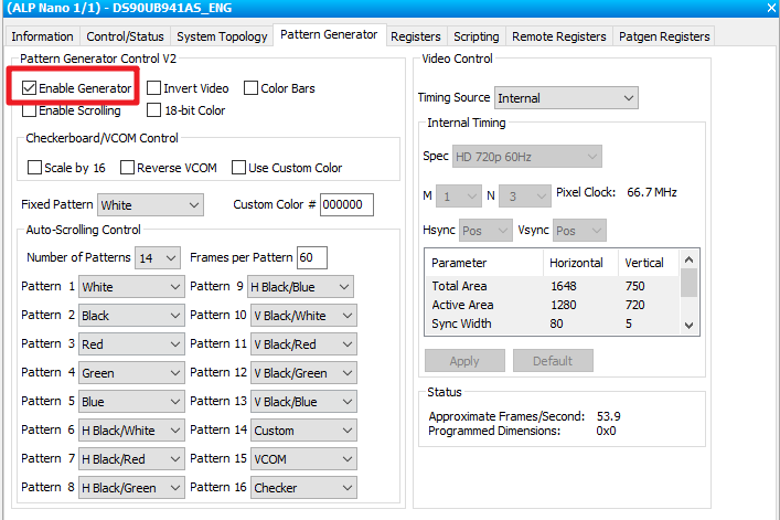 DS90UB941AS-Q1: Dout0 or Dout1 have the sme PAT GEN - Interface forum - Interface - TI E2E ...