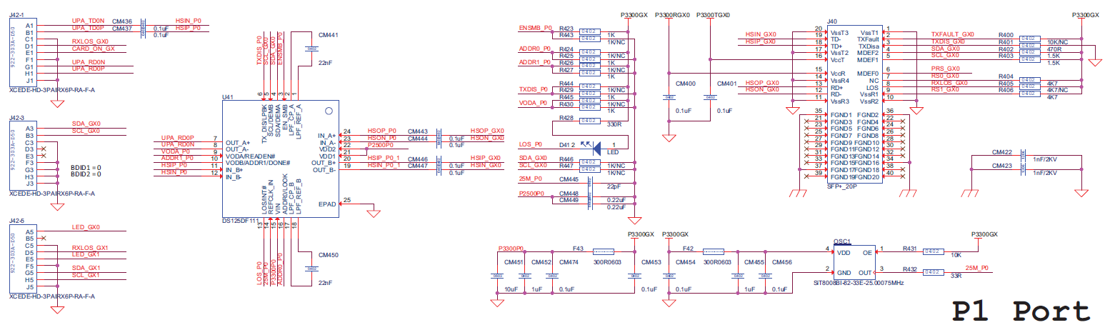 DS125DF111: Schematic Review Request. - Interface forum - Interface ...