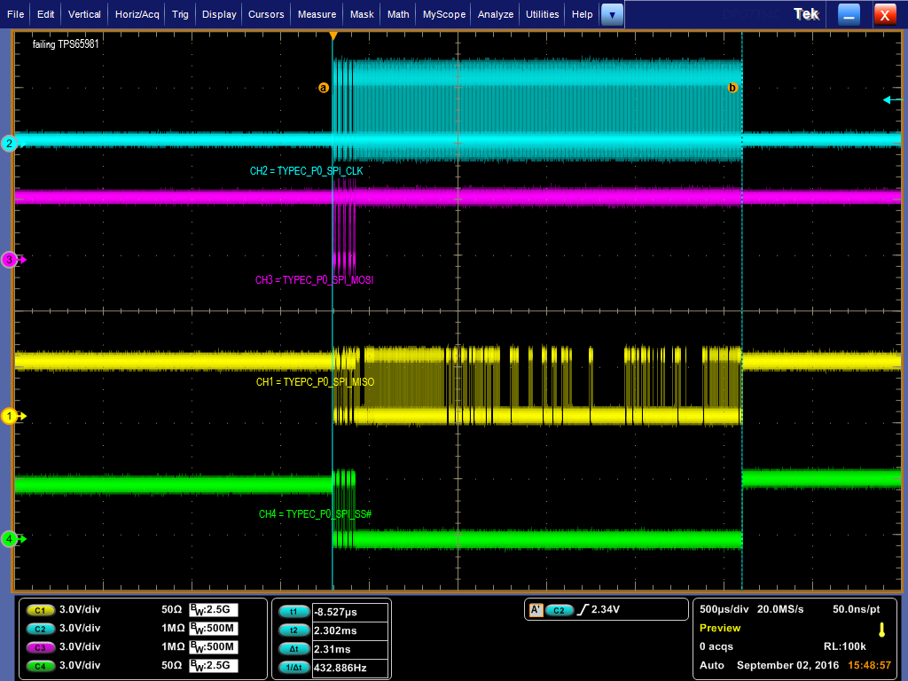 TPS65981 hung in infinite bot loop - Interface forum - Interface - TI E2E support forums