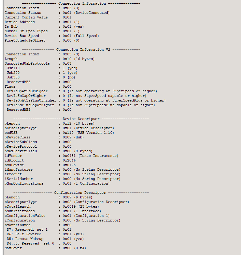 Tusb2046b Windowslinux Operating Systems Do Not Detect The Hub It Does Not Work Interface
