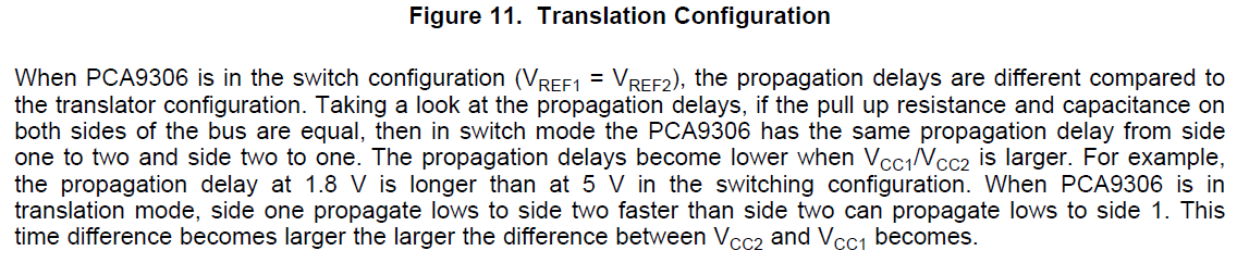 PCA9306: To know the purpose of PCA9306 Switch Configuration and Translation Configuration ...
