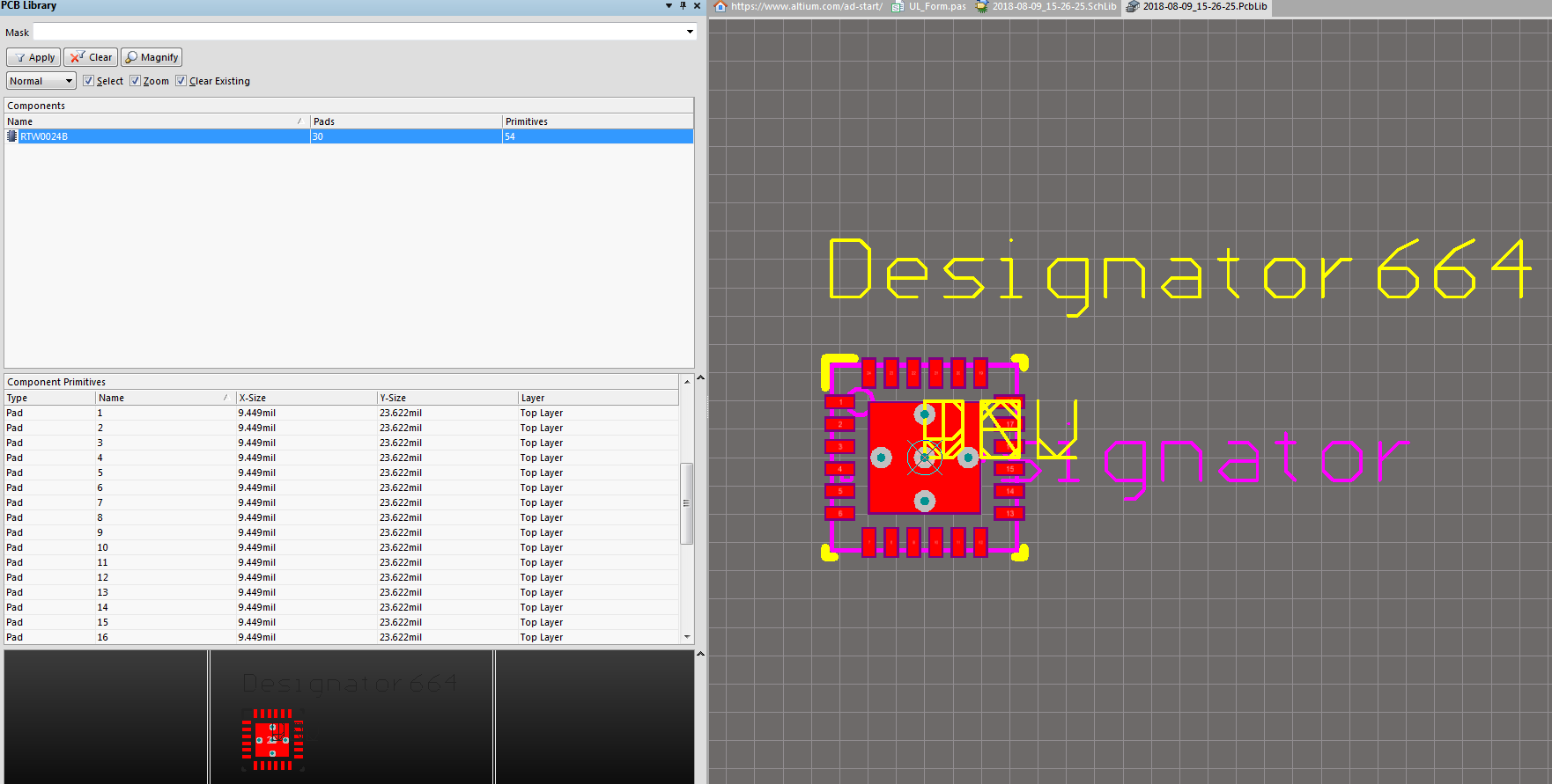 TCA9539: TCA9539RTWR Footprint - Interface forum - Interface - TI E2E support forums