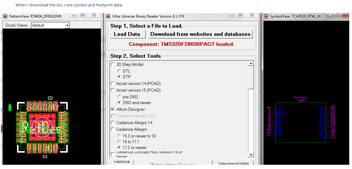 TCA9539: TCA9539RTWR Footprint - Interface forum - Interface - TI E2E support forums