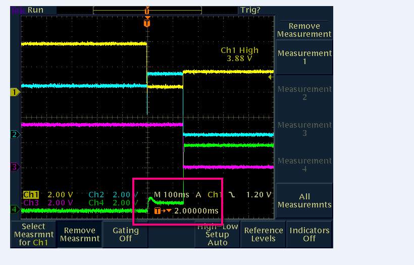 Tps25810 Unexpected Vbus Waveform From Type C To A Dongle Interface Forum Interface Ti