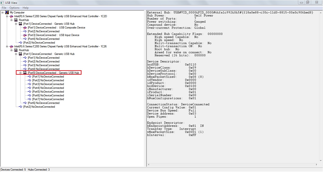 Tusb2077adevice Enumeration Problem Interface Forum Interface Ti E2e Support Forums