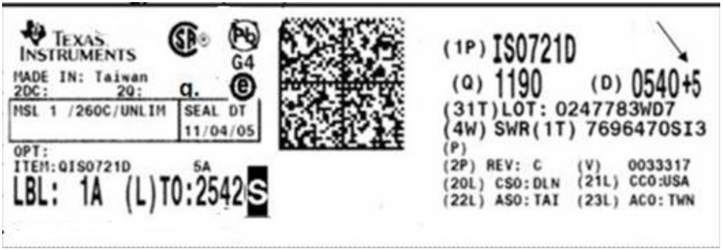 SN75161B: About Shel life of SN75161B - Interface forum - Interface ...