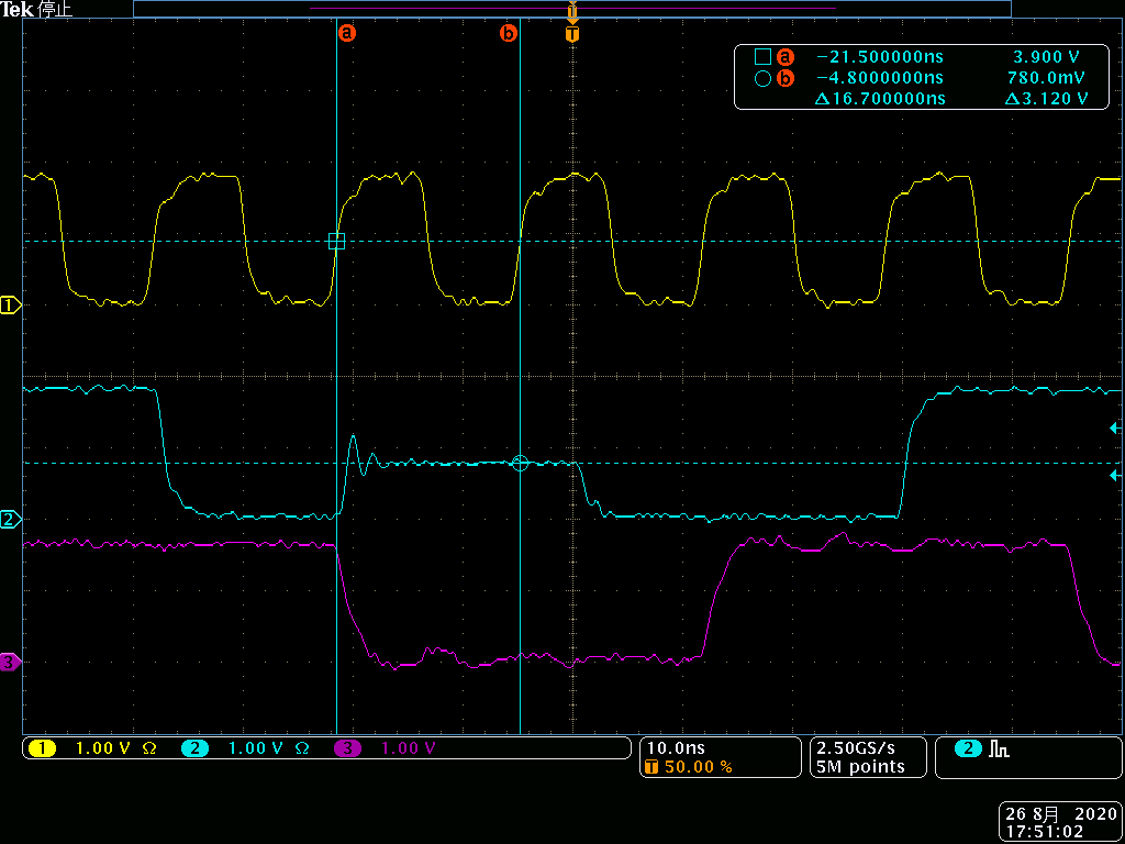 TUSB1210: voltage drop at turn around cycle - Interface forum - Interface - TI E2E support forums