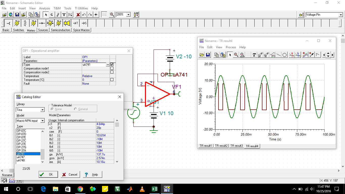 Lm741 Opamp Behaviour Amplifiers Forum Amplifiers Ti E2e Support Forums