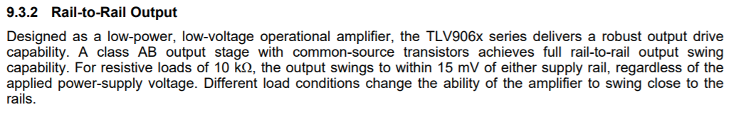 TLV9061: Low Side Current Sink Op-Amp Output Voltage is Higher than expected when input is 0V ...