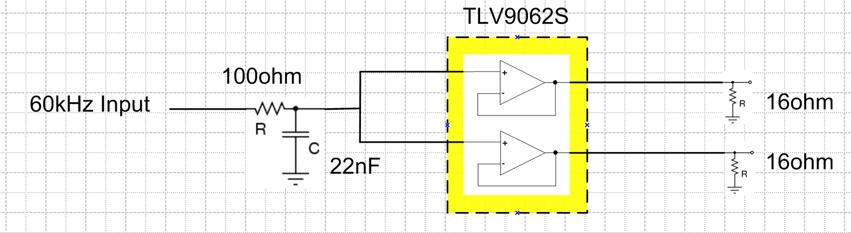 TLV9062: TLV9062S active LPF - Amplifiers forum - Amplifiers - TI E2E support forums