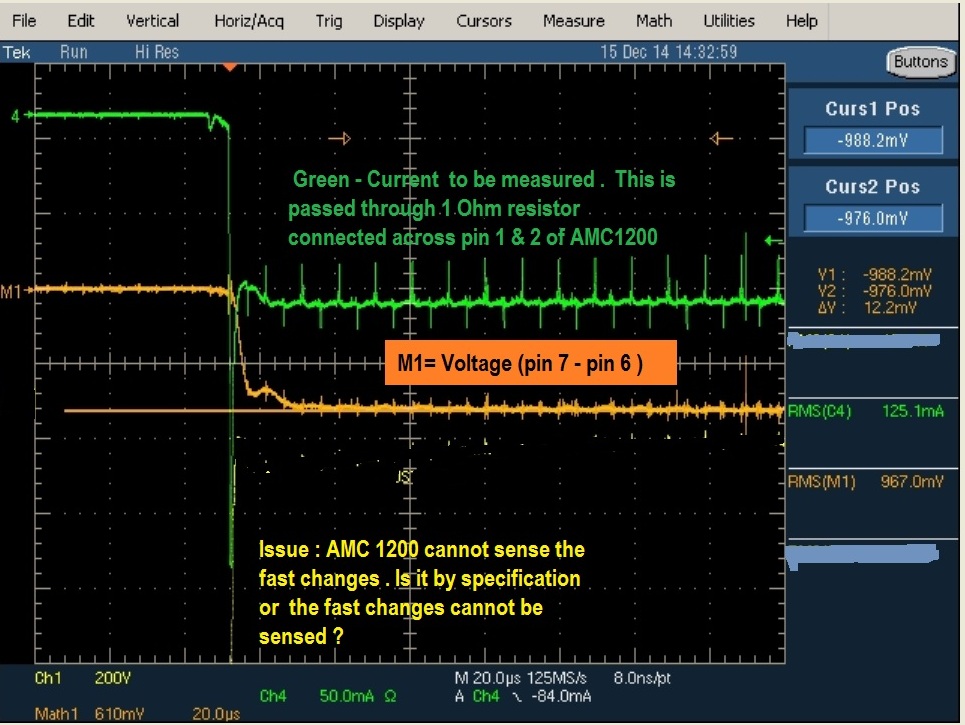 AMC1200 EVM . - Amplifiers forum - Amplifiers - TI E2E support forums