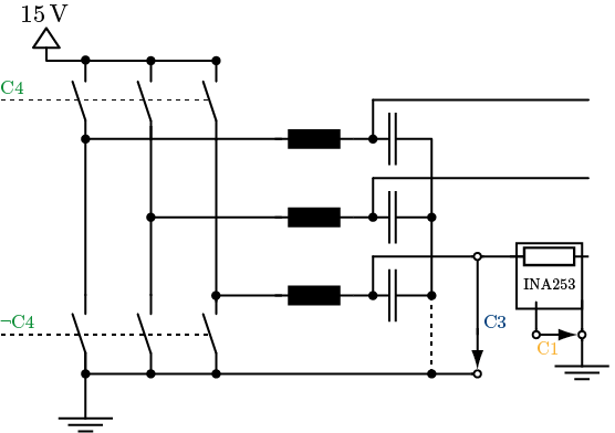 INA253: Weird behavior of INA253 when used for phase current ...