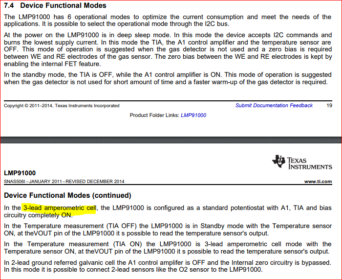 LMP91000: Not working with City sensors - Amplifiers forum - Amplifiers ...